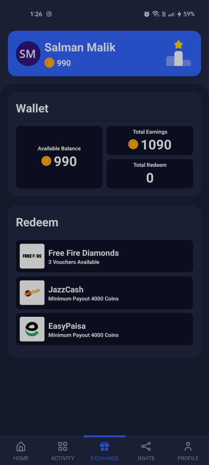 Reward Studio: Earning App With Admin Panel (Android + iOS) by JazbaStudio